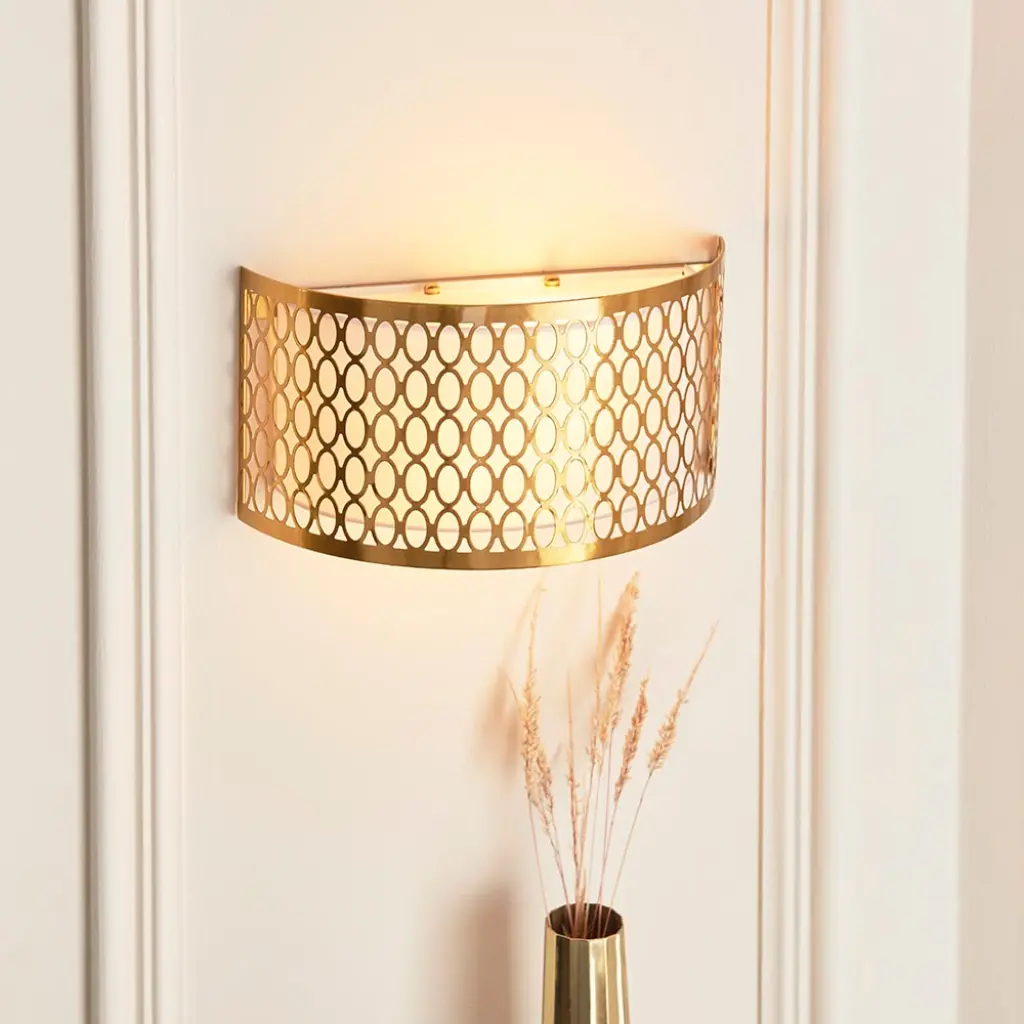 Endon Lighting 113423 Cordero Gold Wall Light | outsidelights.ie