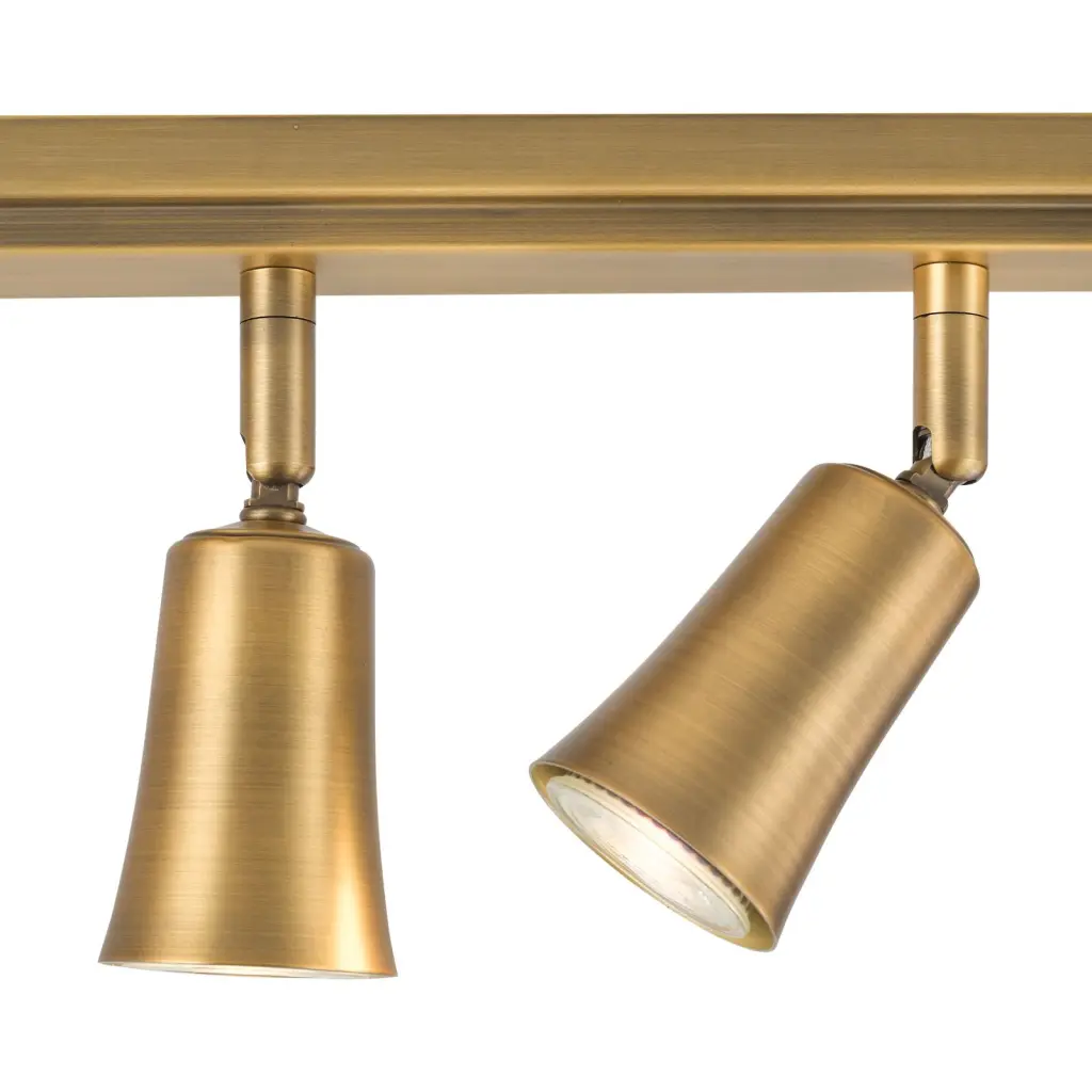 Dar Lighting JED8442 Jedrek 4 Light Spoltlight Bar | outsidelights.ie
