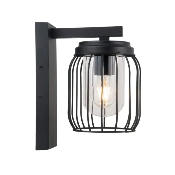 Magnalux FIN01WLBL Finch Outdoor Wall Light with PIR Sensor IP44 ...