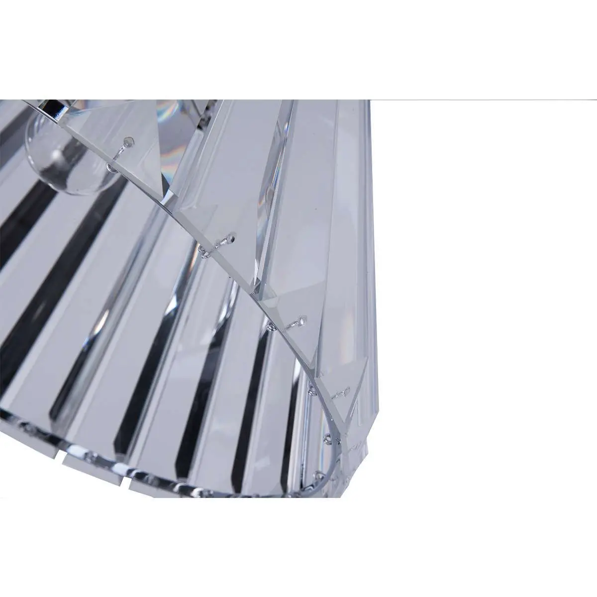 Senza 1 Light Polished Chrome Crystal Pendant SEN01CH Magnalux ...